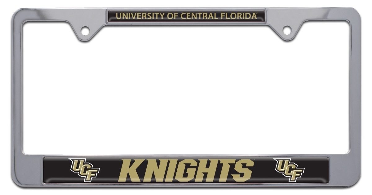 UCF Knights Chrome License Plate Frame | Elektroplate