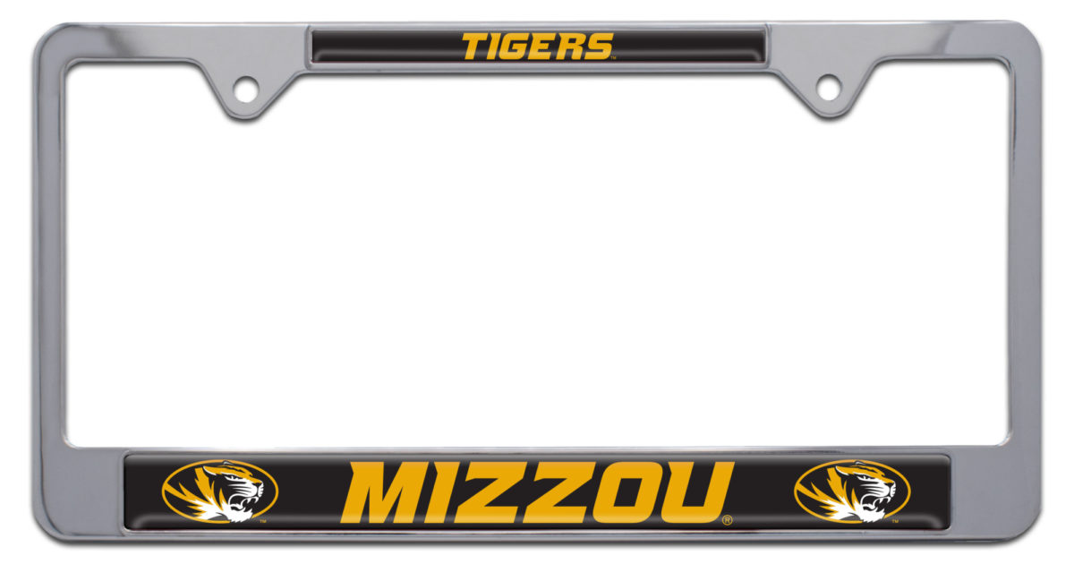 Mizzou Chrome License Plate Frame | Elektroplate