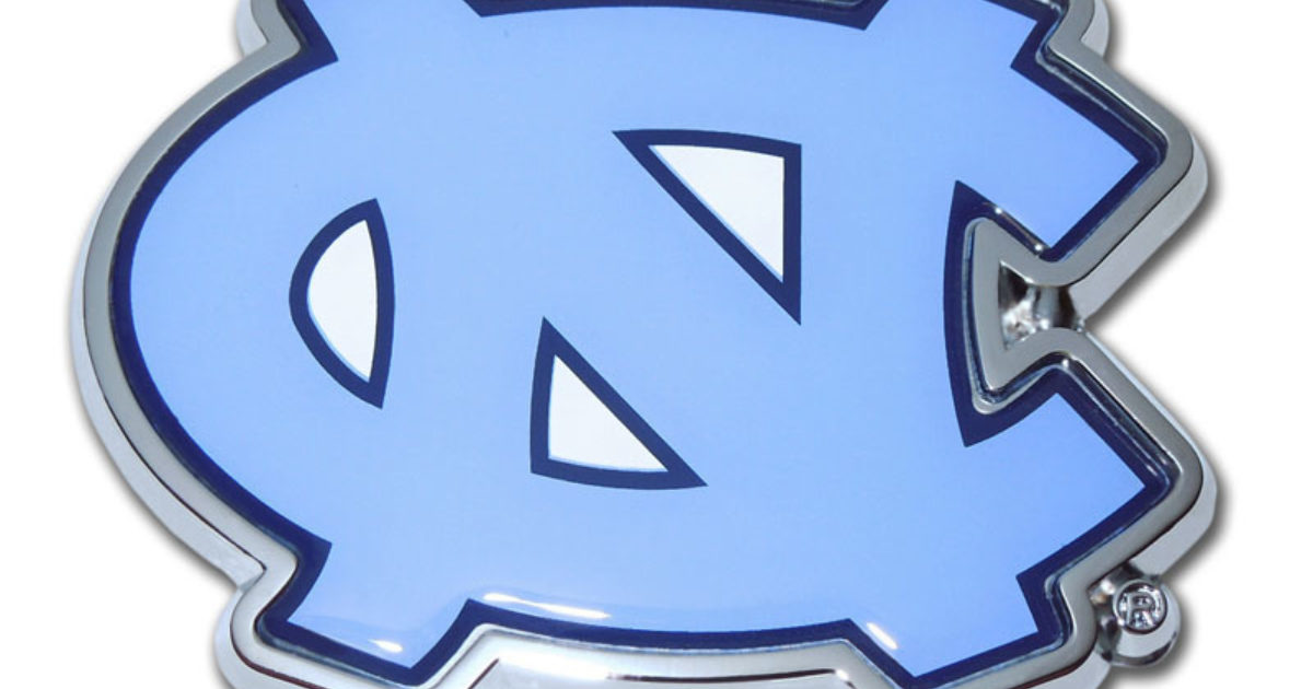 University of North Carolina Color Chrome Emblem | Elektroplate