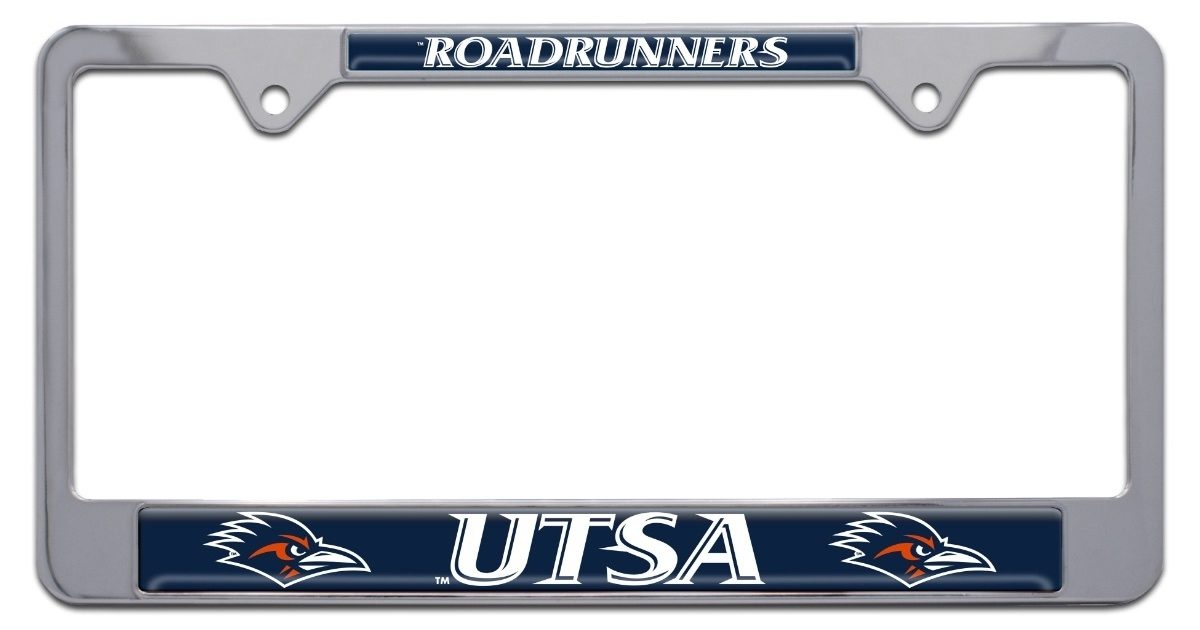 UTSA Roadrunners Chrome License Plate Frame | Elektroplate