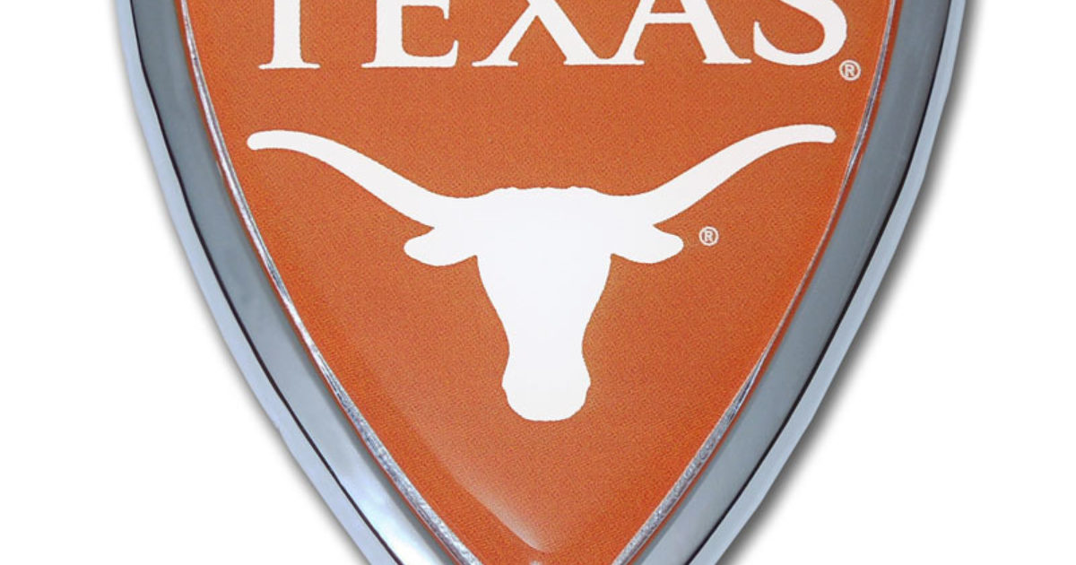 University of Texas Shield Chrome Emblem | Elektroplate