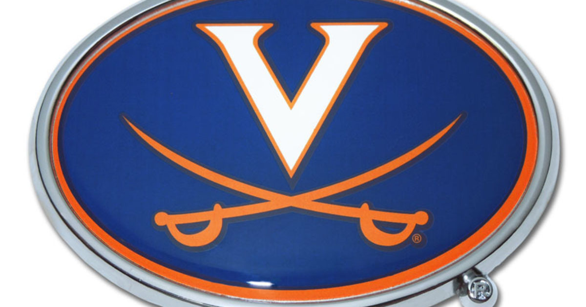 University of Virginia Navy Chrome Emblem | Elektroplate