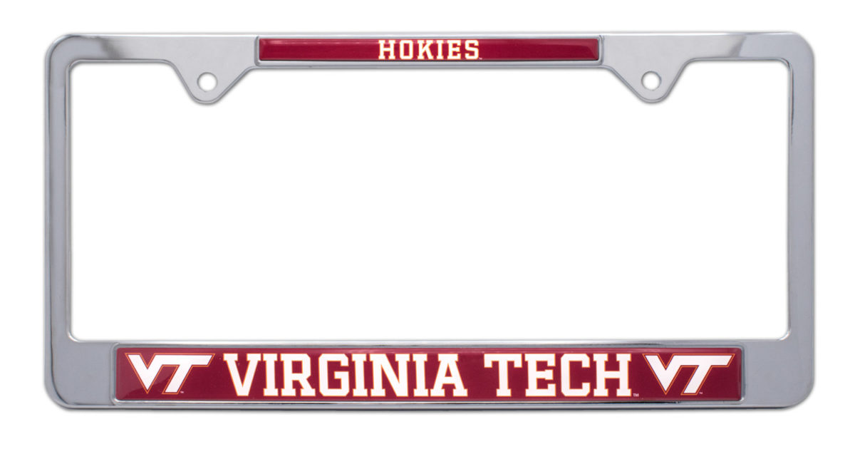 Virginia Tech Hokies License Plate Frame | Elektroplate