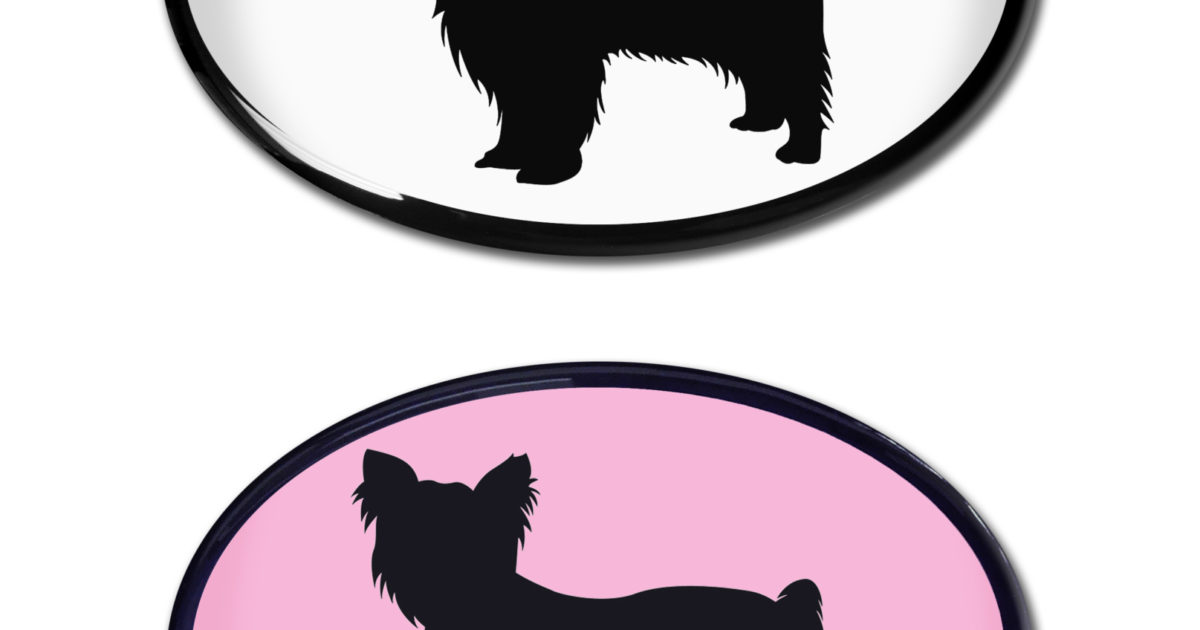 Yorkie 3D Decal 2-Pack | Elektroplate