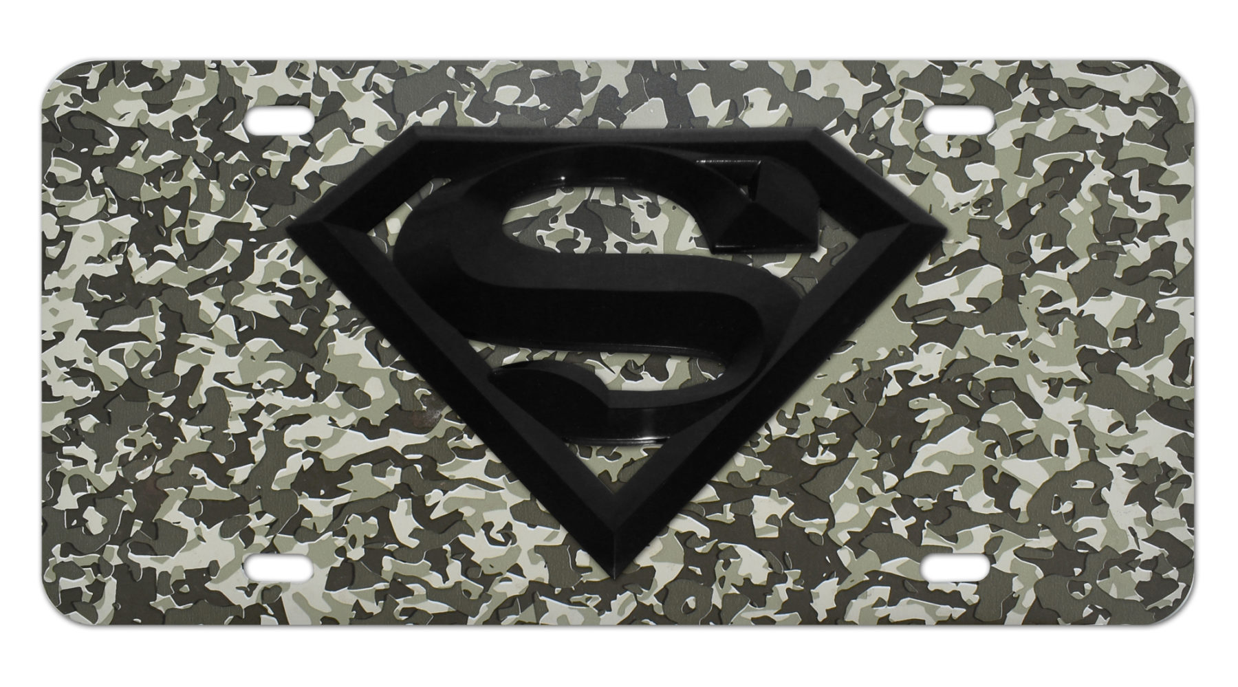 Superman Urban Camo License Plate | Elektroplate