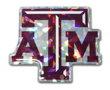 Texas A&M Shield Chrome Emblem | Elektroplate