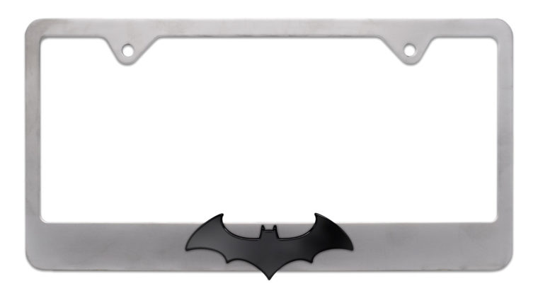 Batman Black Bat 3D Chrome License Plate Frame | Elektroplate