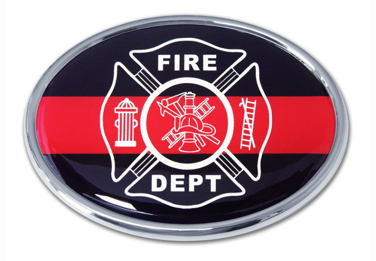 Firefighter 3D Reflective Decal | Elektroplate